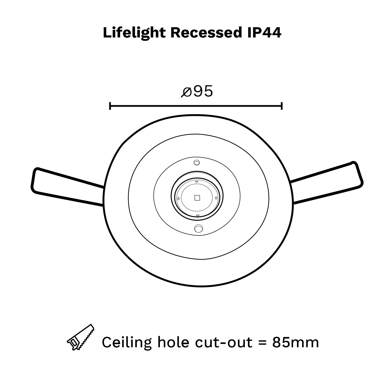 Lifelight Recessed | Clevertronics AU: Emergency Exit Lights, Emergency ...